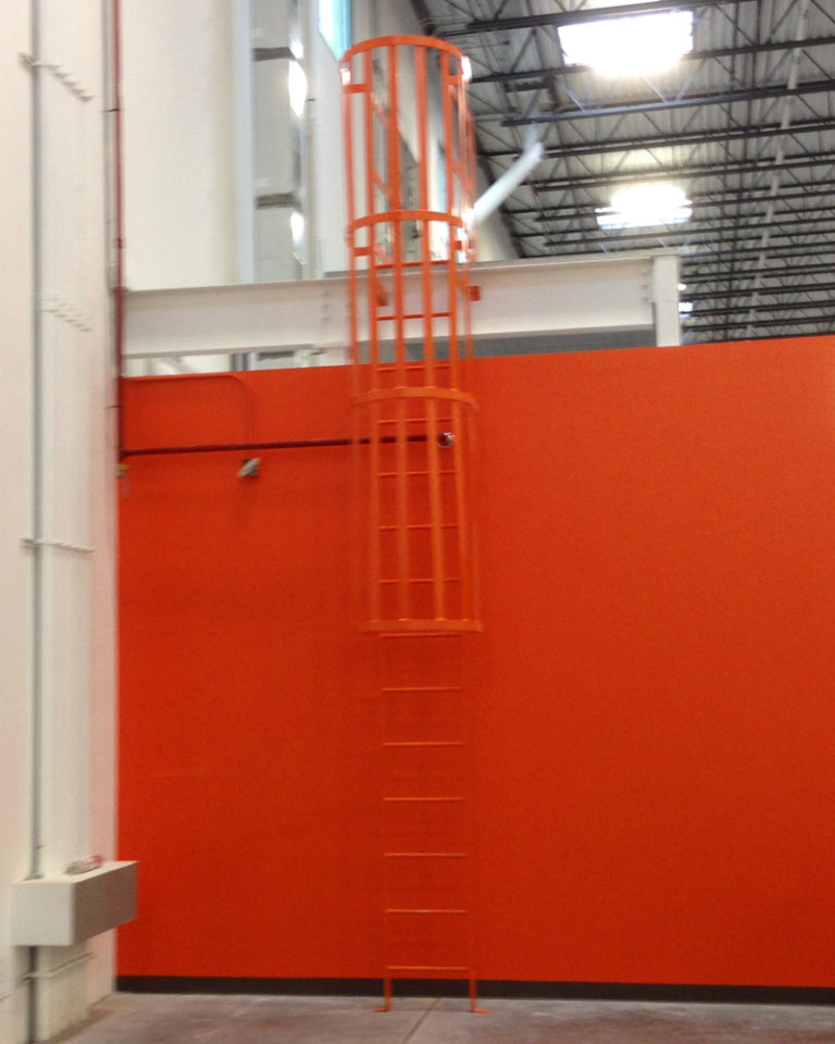 Fixed Ladders with Safety Cages - Smart Space Mezzanines & Staircases