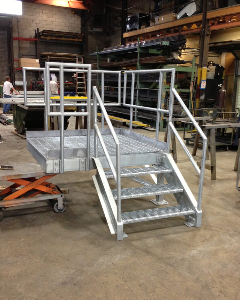 Exterior Use Hot Dipped Galvanized Staircases - Smart Space Mezzanines ...