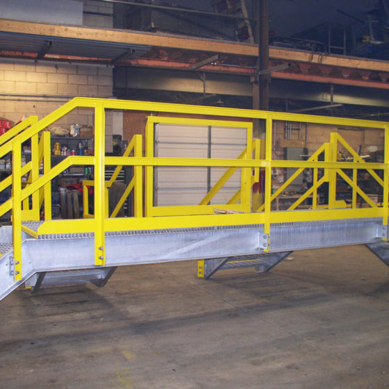 Exterior Loading Dock Stair – Smart Space Mezzanines & Staircases